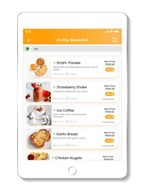 Digital Menu Solution For Restaurants